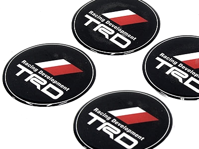 Decals - Toyota TRD wheel center cap sticker badges was listed for R80 ...
